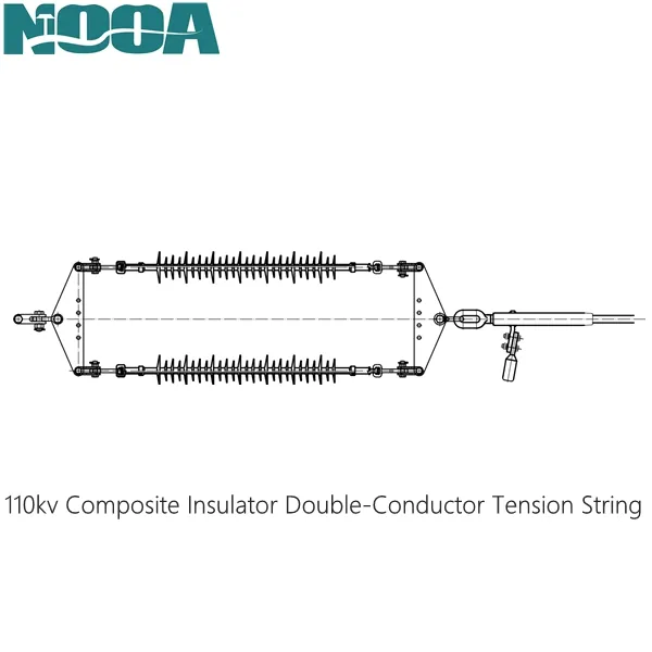 110kv Composite Insulator Double-Conductor Tension String Hardware,Nooa ...